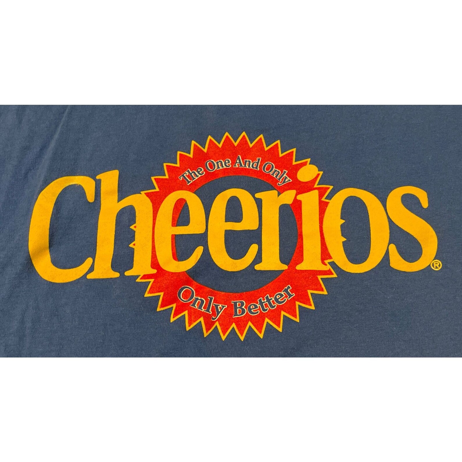 Vintage 90s Large Cheerios Cereal Promo Hanes Single Stitch T-shirt USA ...