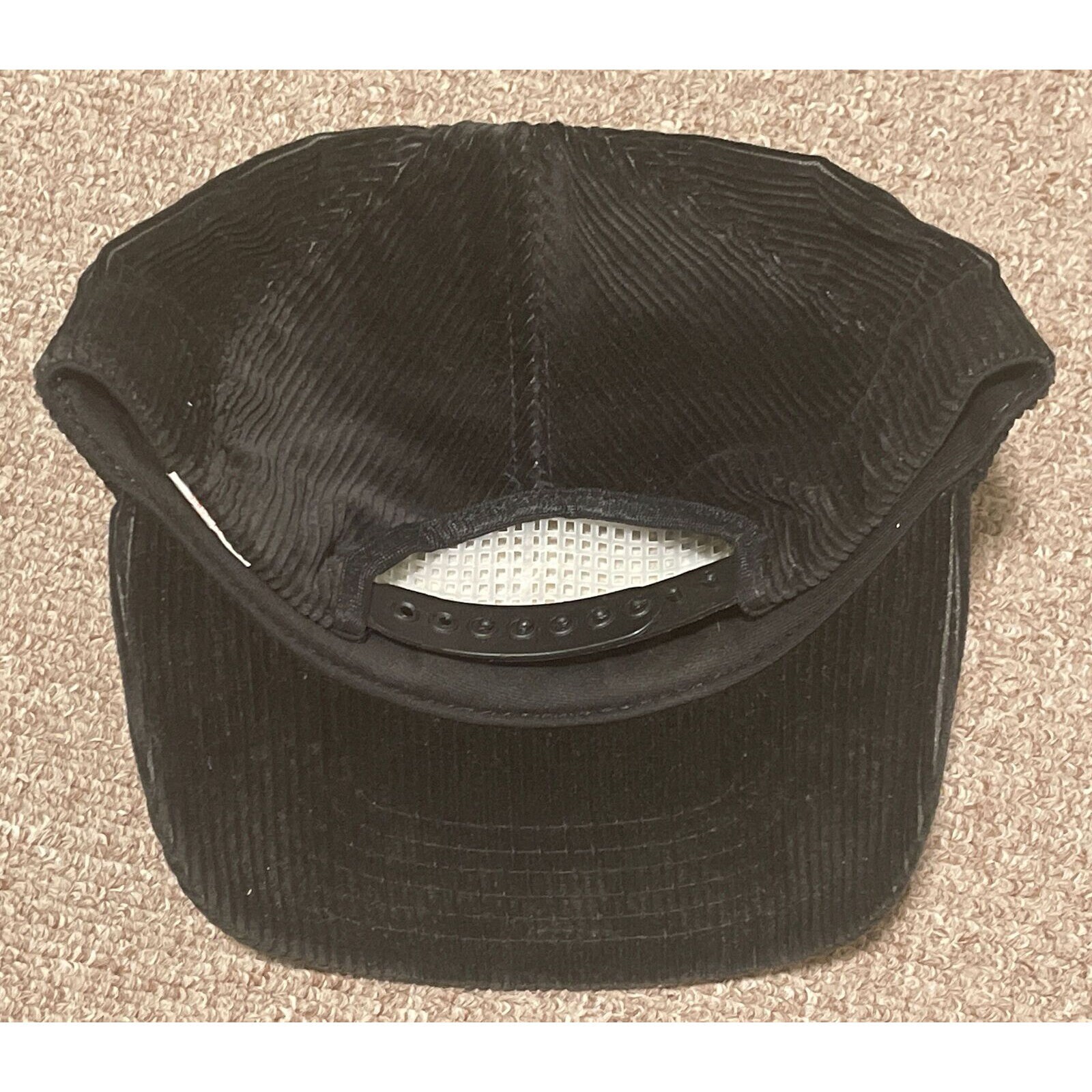 Vintage 80s New Era NFL Oakland Vegas LA Raiders Snapback Corduroy Hat ...