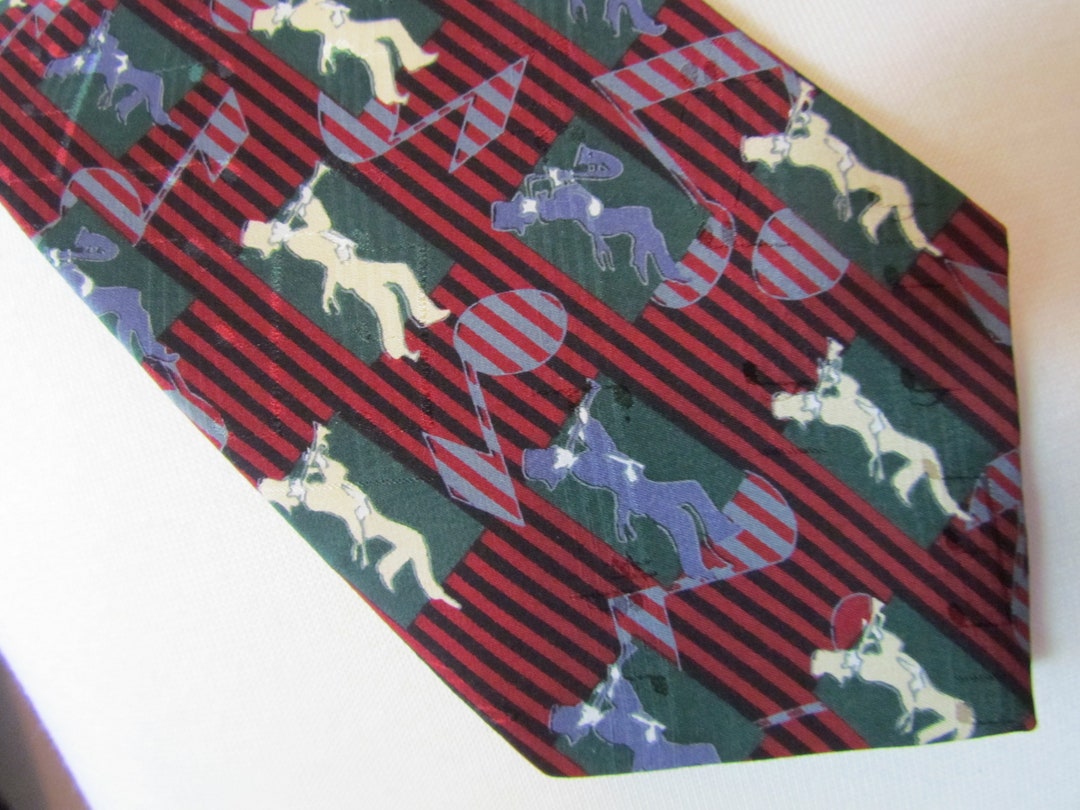 Jazz Musician Vintage Tie in Holiday Colors - Etsy
