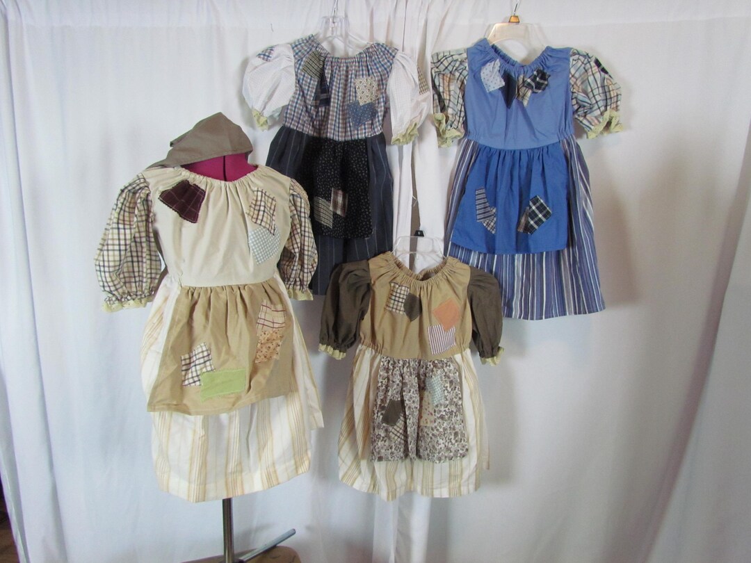 5/6 Orphan/peasant/rag Dress, sm Girls, Length Varies - Etsy