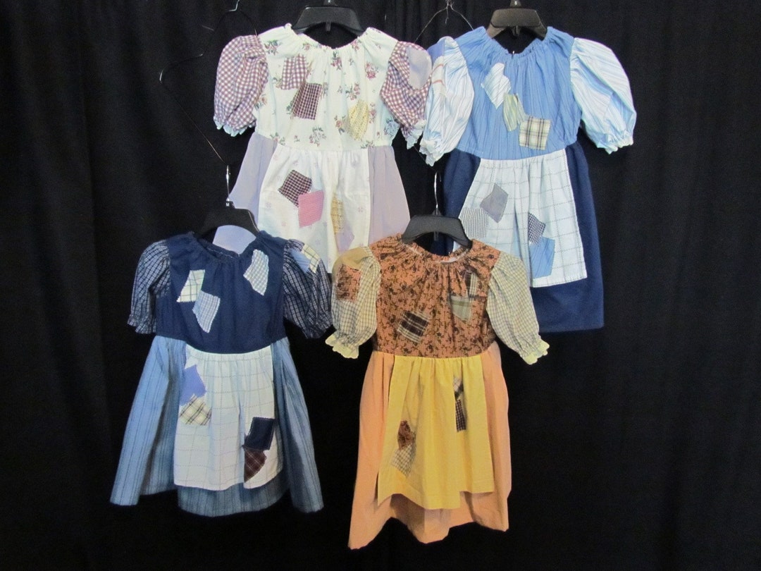 5/6 Orphan/peasant/rag Dress, (sm Girls), Length Varies - Etsy