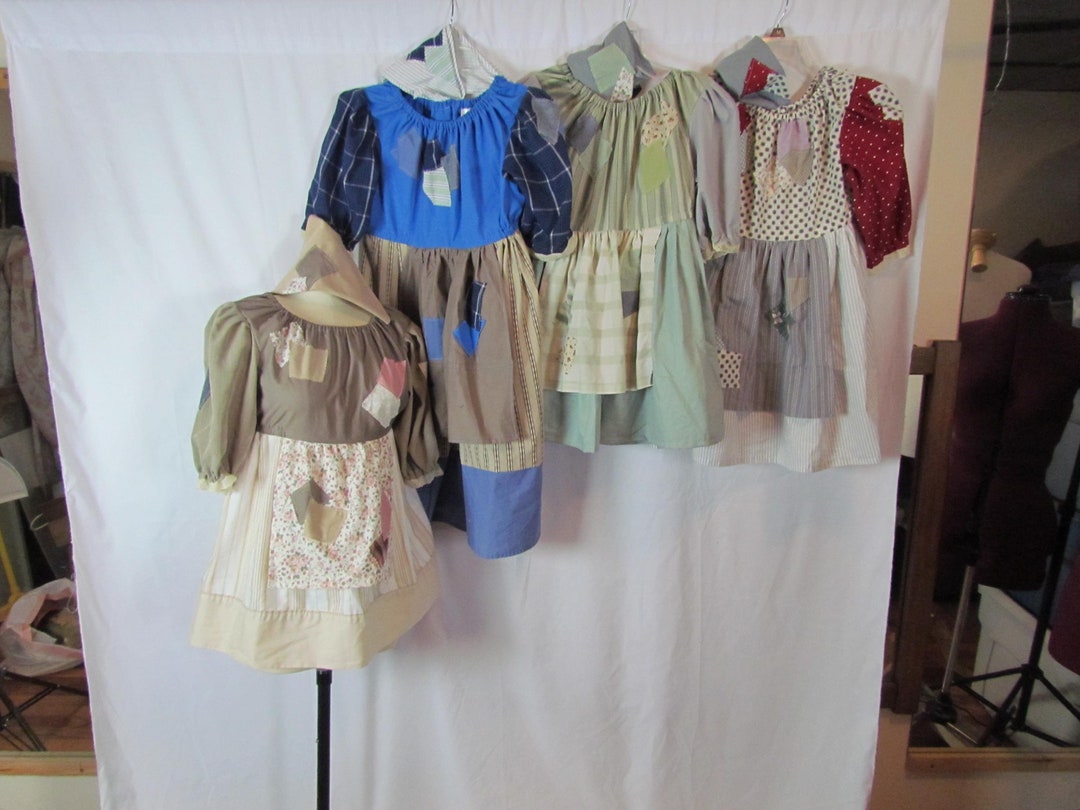 10/12 Orphan/peasant/rag Dress, MED Girls, Length Varies - Etsy