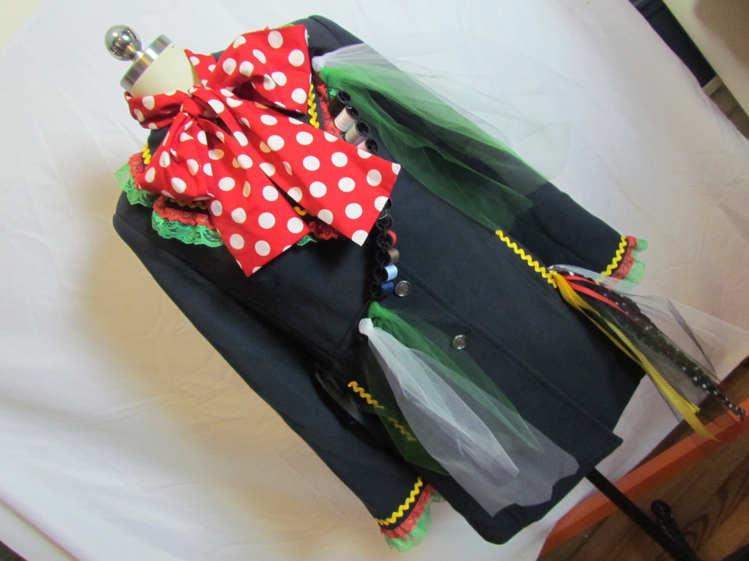 Mad Hatter (8) Costume, With Red/yellow/green Trim - Etsy