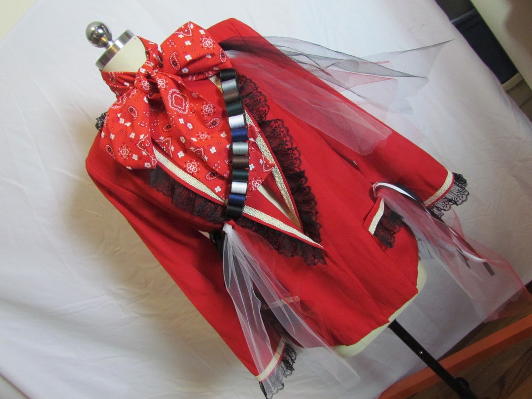 Mad Hatter (10) Costume, Red and Black - Etsy