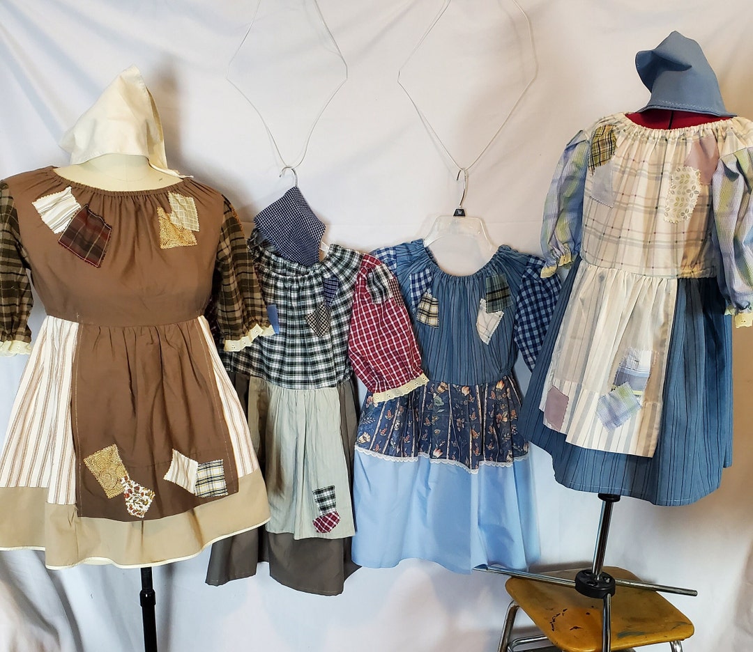10/12 Orphan/peasant/rag Dress, MED Girls, Length Varies - Etsy