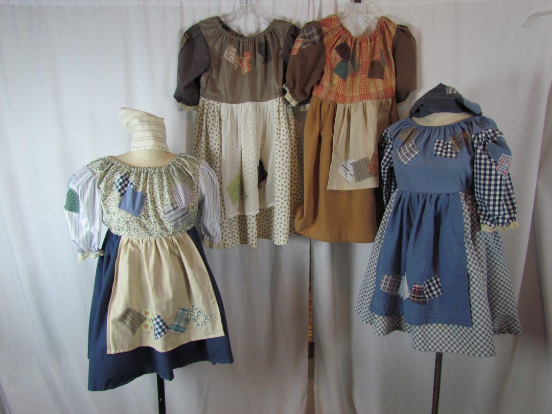 10/12 Orphan/peasant/rag Dress, (MED Girls), Length Varies - Etsy