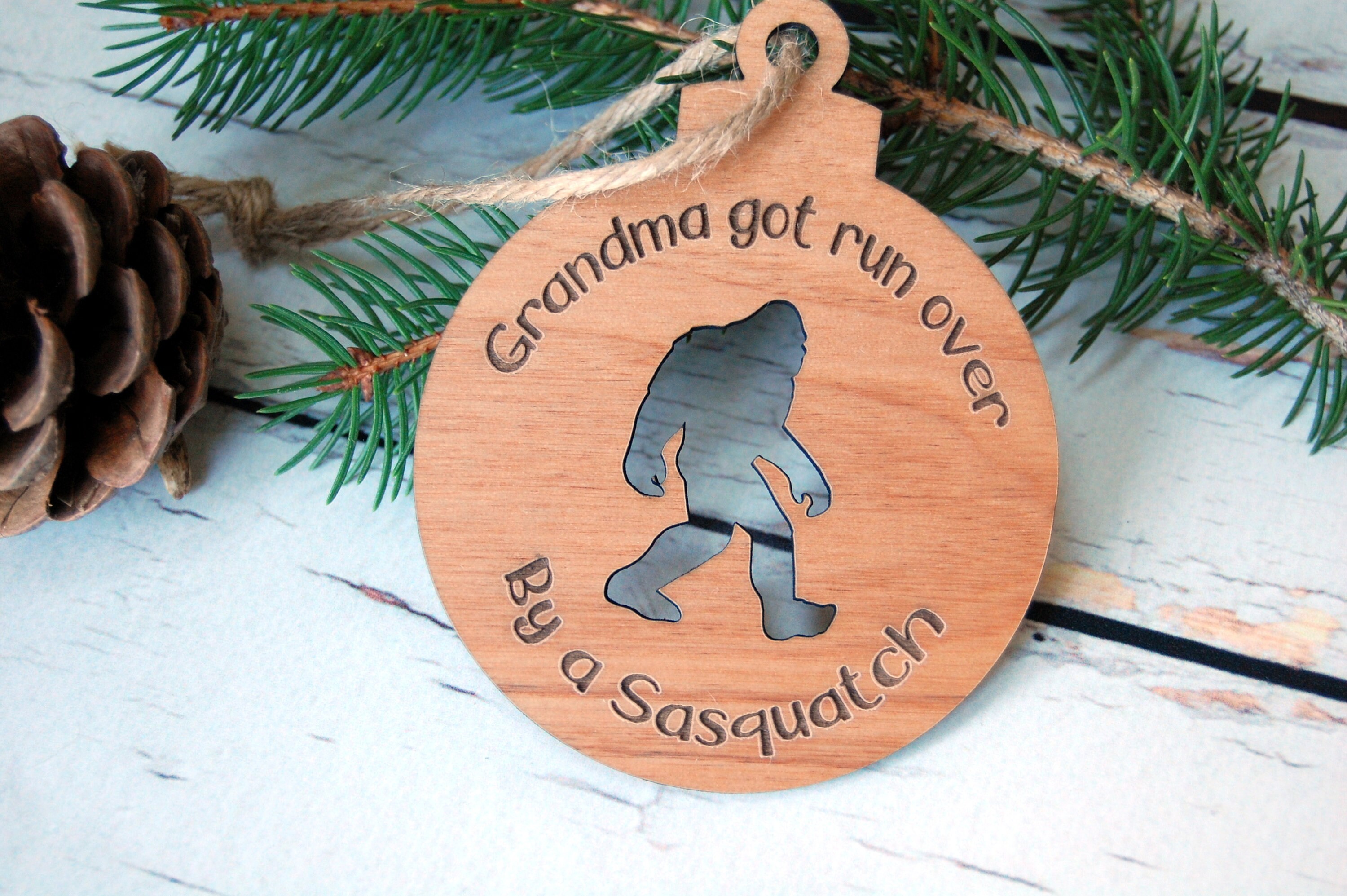 Bigfoot Sasquatch Christmas Ornament Squatch Christmas Tree | Etsy