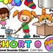 Phonics SHORT O Vowel Sound - B/W & Color Clipart. {lilly Silly Billy ...