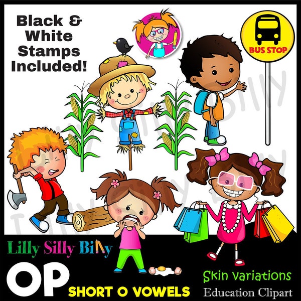 Cvc Words Clipart - Etsy