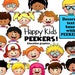 Phonics VERBS 4 B/W & Color Clipart lilly Silly Billy - Etsy