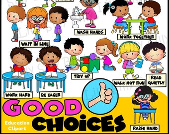 Clipart Good Manners - Etsy