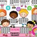TWENTY FRAME Kids. 60 Image Clipart BUNDLE. 0-20 Counting Frames, Plus ...