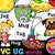 CVC Rhyming Word Clipart AM B/W & Color Images. for Small Commercial ...