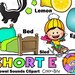 Phonics SHORT E Vowel Sound - B/W & Color Clipart. {lilly Silly Billy ...