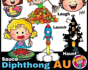 Diphthong 'OO'. Phonics Illustrated Words B/W & | Etsy