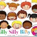 Clipart Emoji's 'brainy Buds' Children's Educational Graphics. Images ...