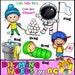 SOCIAL STUDIES. Clipart in Color & Black/white. {lilly Silly Billy} - Etsy