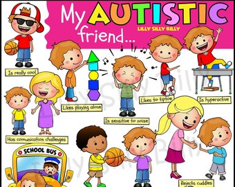 Autistic Children Playing Alone
