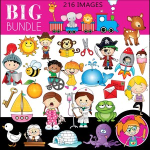 Alphabet BIG BUNDLE- 216 Images: Black and White/ Color Graphics A - Z ...