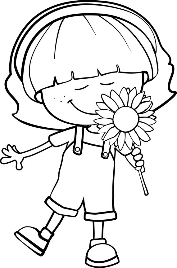 5 Senses Clipart Black And White