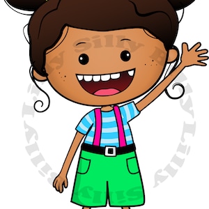 Whiz Kids 2. Clipart in Color & Black/white. {lilly Silly Billy}. Small ...