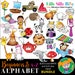 Alphabet BIG BUNDLE 216 Images: Black and White/ Color - Etsy