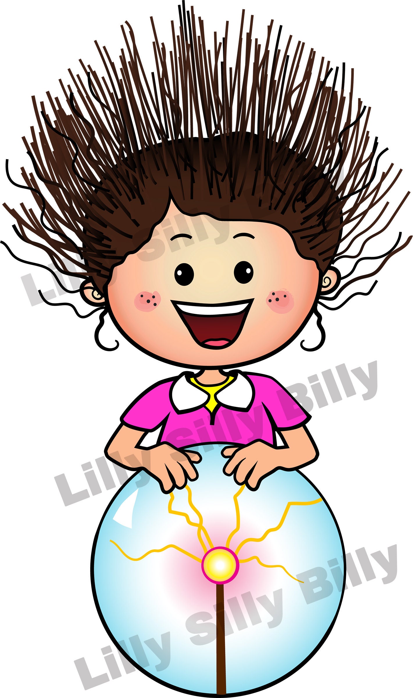 SCIENCE. Clipart in Color & Black/white. lilly Silly Billy - Etsy