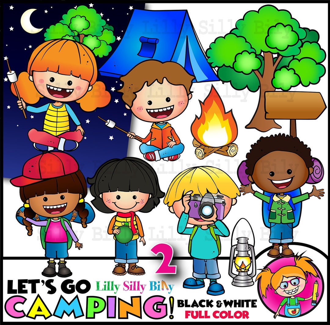 Let's Go Camping 2! - Clipart - Super Sweet Clip Art for Small ...