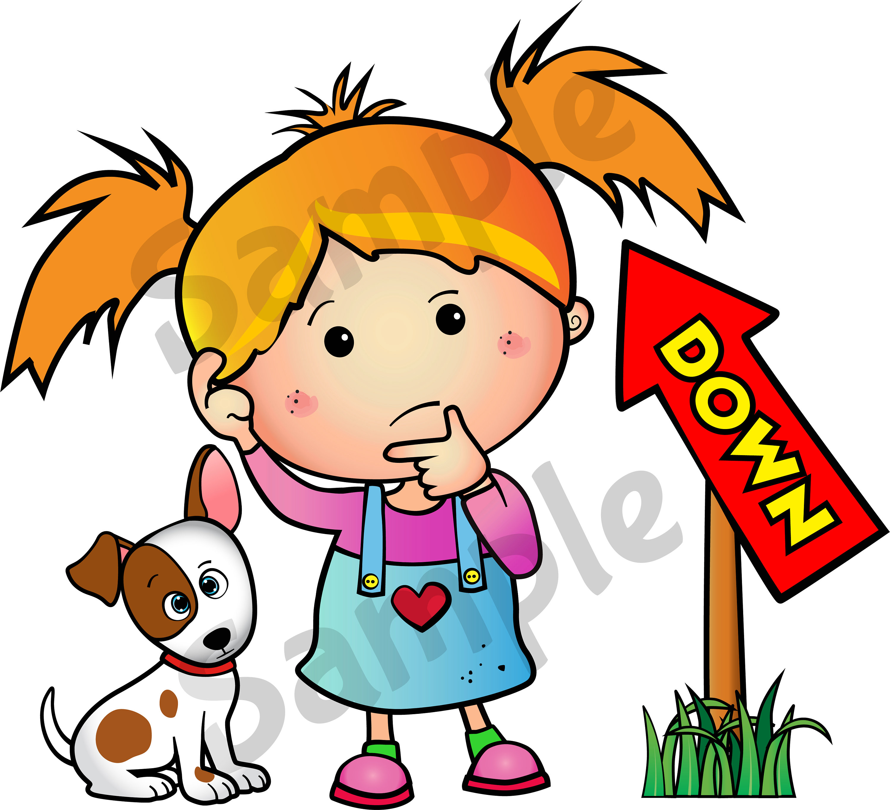 Emotions Clipart Level-headed Lilly Super Sweet Digital - Etsy