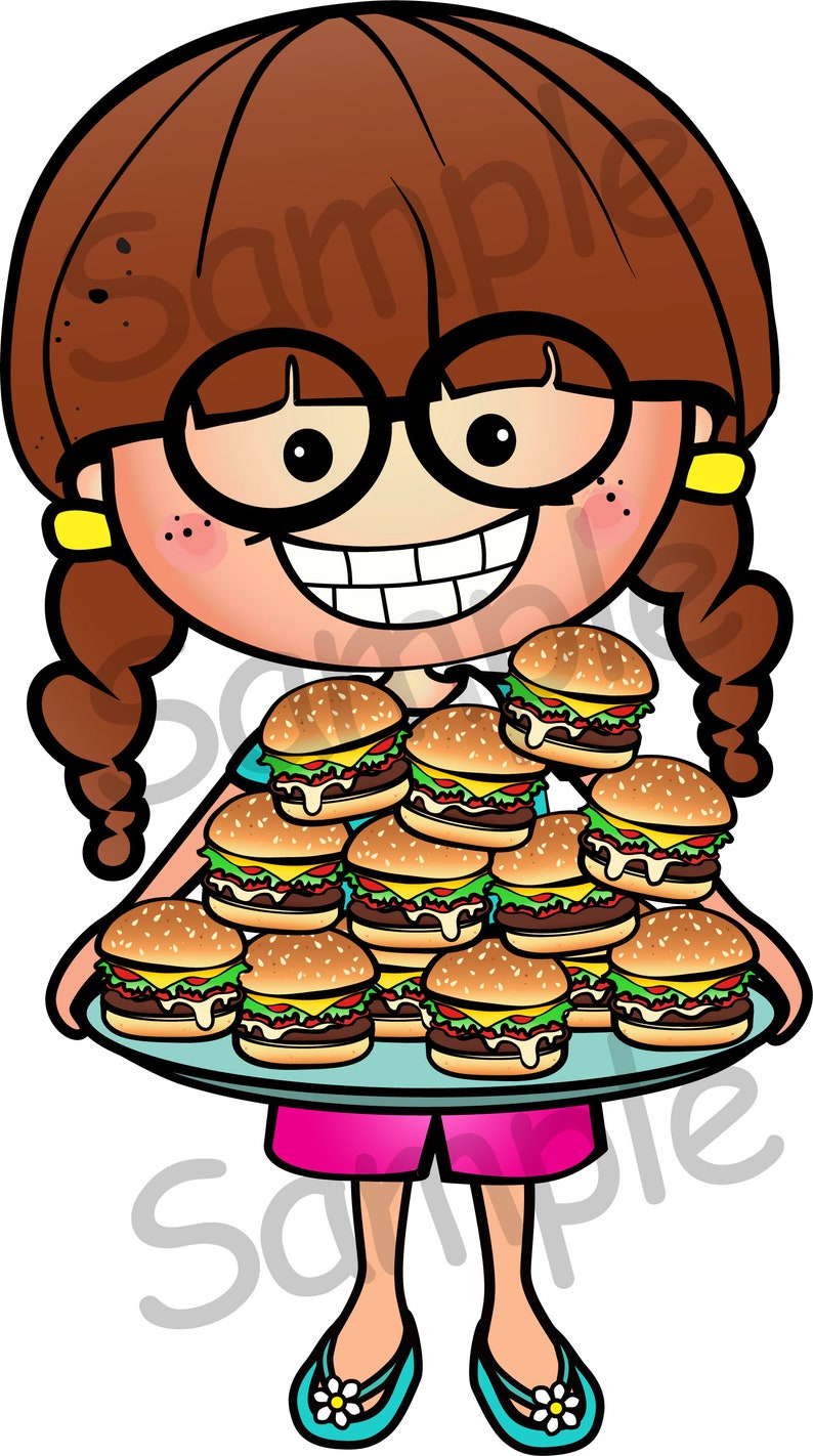 SUMMER BBQ Clipart for Small Commercial and Education Use. | Etsy