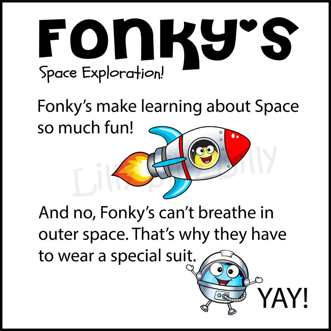 SPACE FONKY'S! - Clipart Collection. Lilly Silly Billy. Small ...