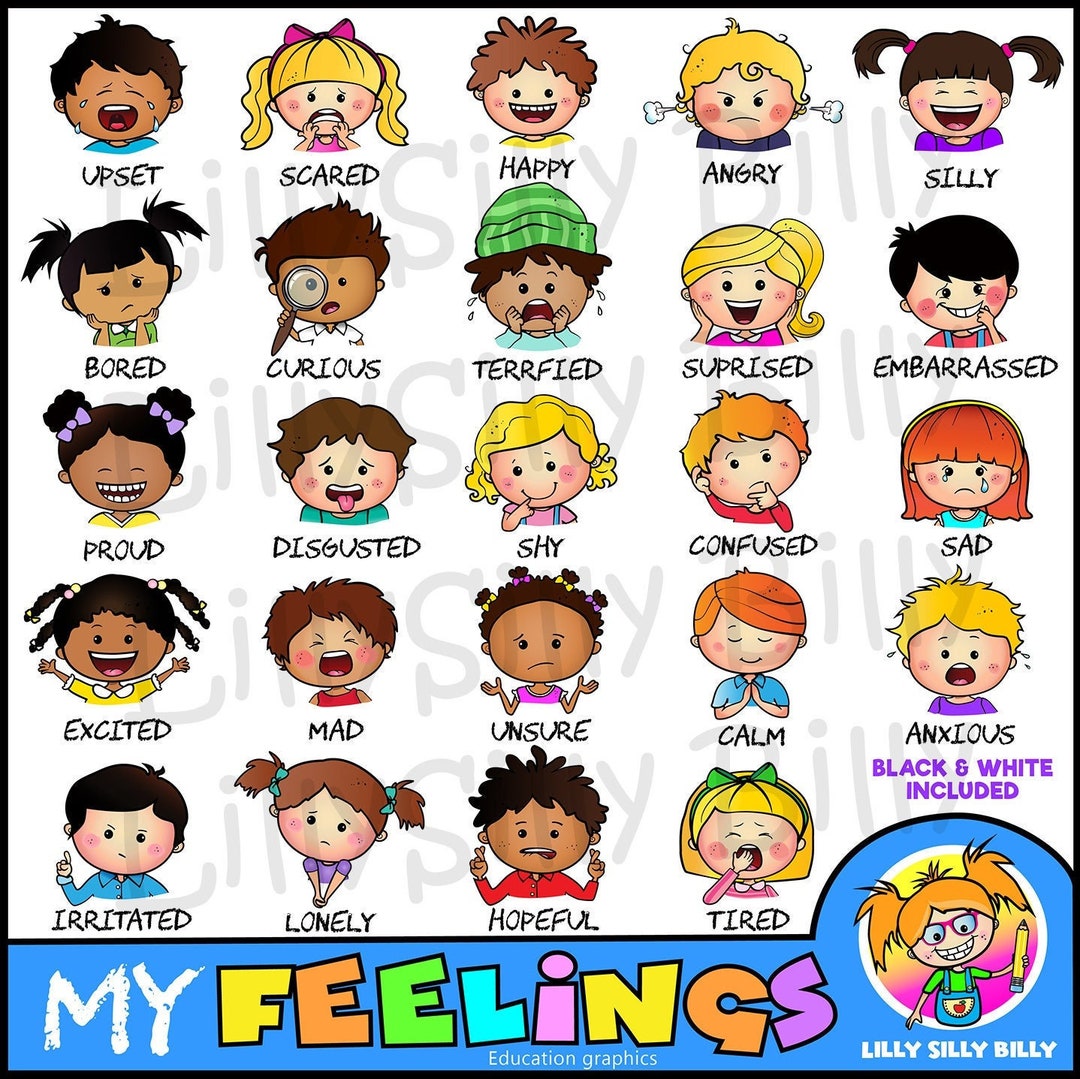 Different Emotions Clip Art