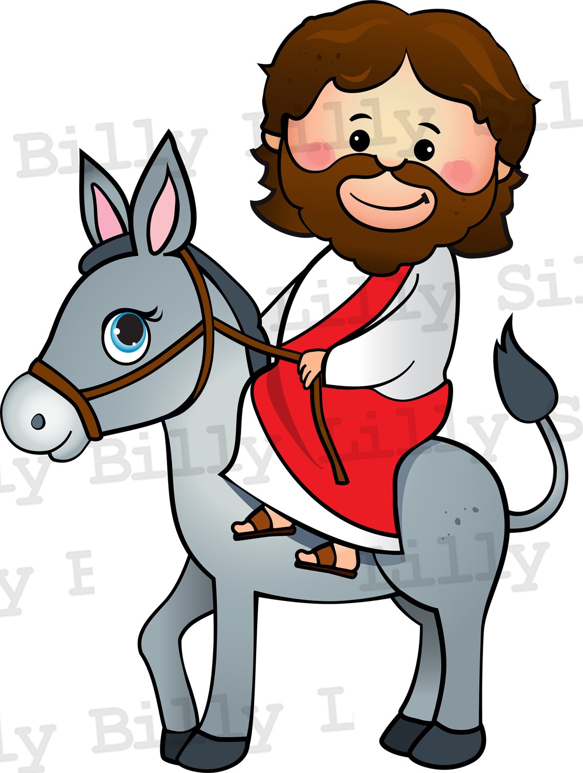 Easter Story BLACK and WHITE/ and Full Color Clipart. - Etsy