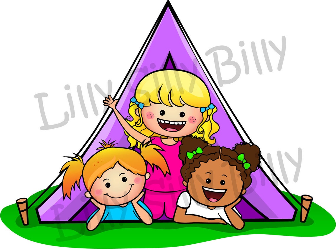 Summer Time. Clipart, Black and White & COLOR, Small Commercial and ...