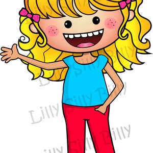 Teen's Emotions. Clipart, Black and White & COLOR, Small Commercial and ...