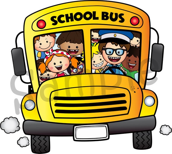 School Bus Kids Clip Art