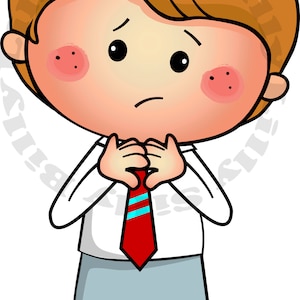 30 Emotions Clipart Kids. 60 Color and Black/white Images. Sweet ...