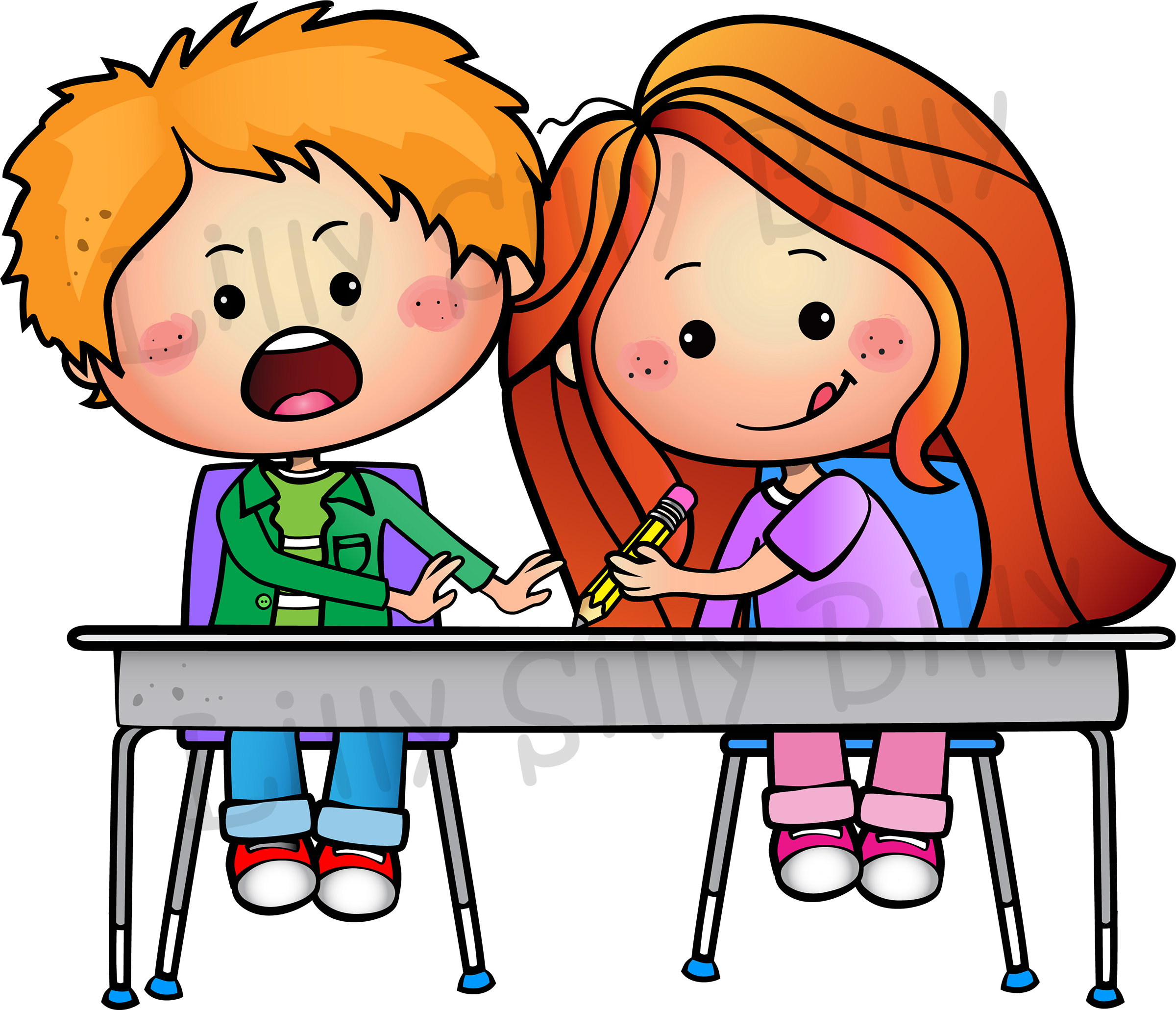 Negative Behaviour 2 Clipart in BLACK & WHITE/ Full Color. - Etsy