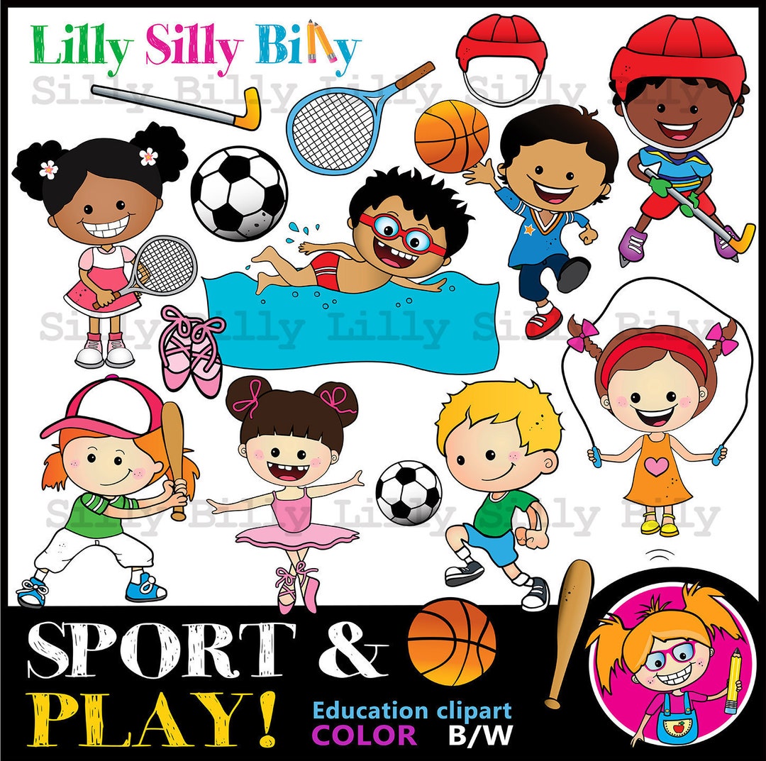SPORTS & PLAY - Clipart for Small Commercial and Education Use ...