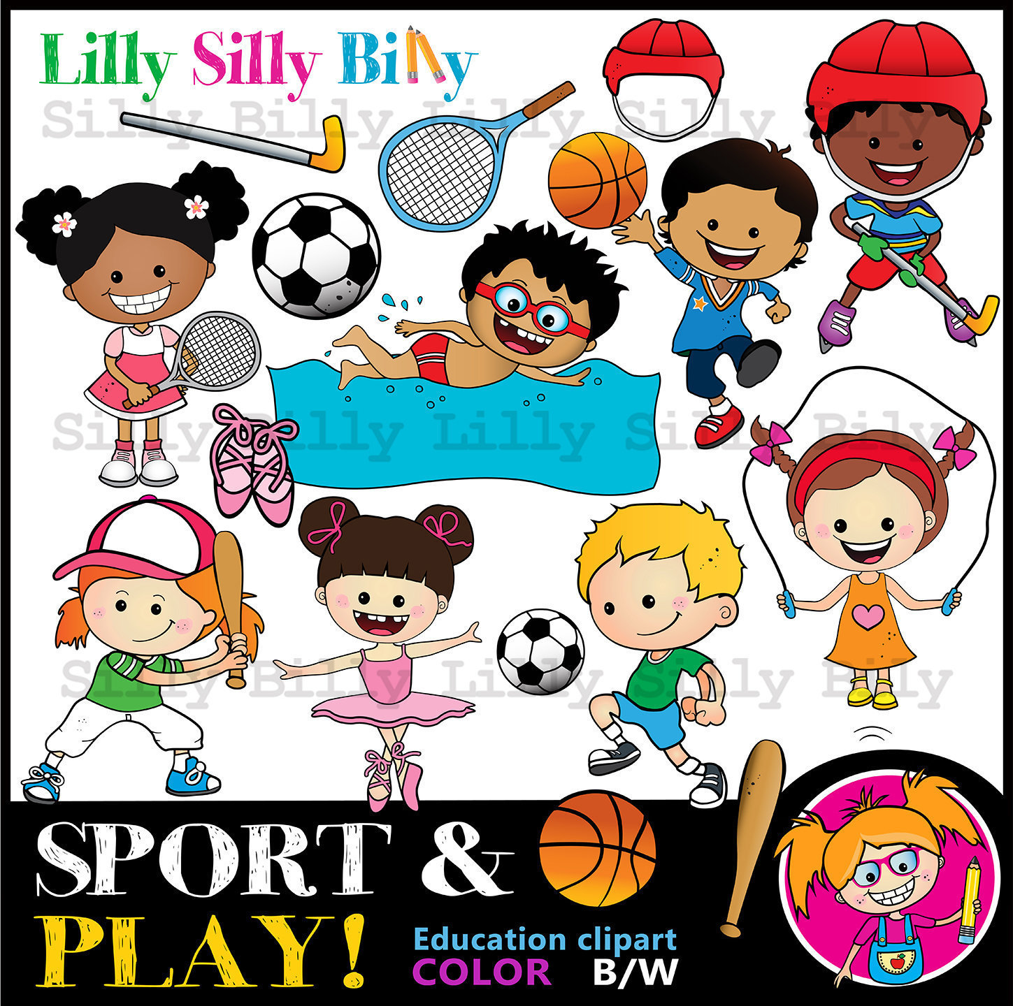 Sport Activities Clip Art