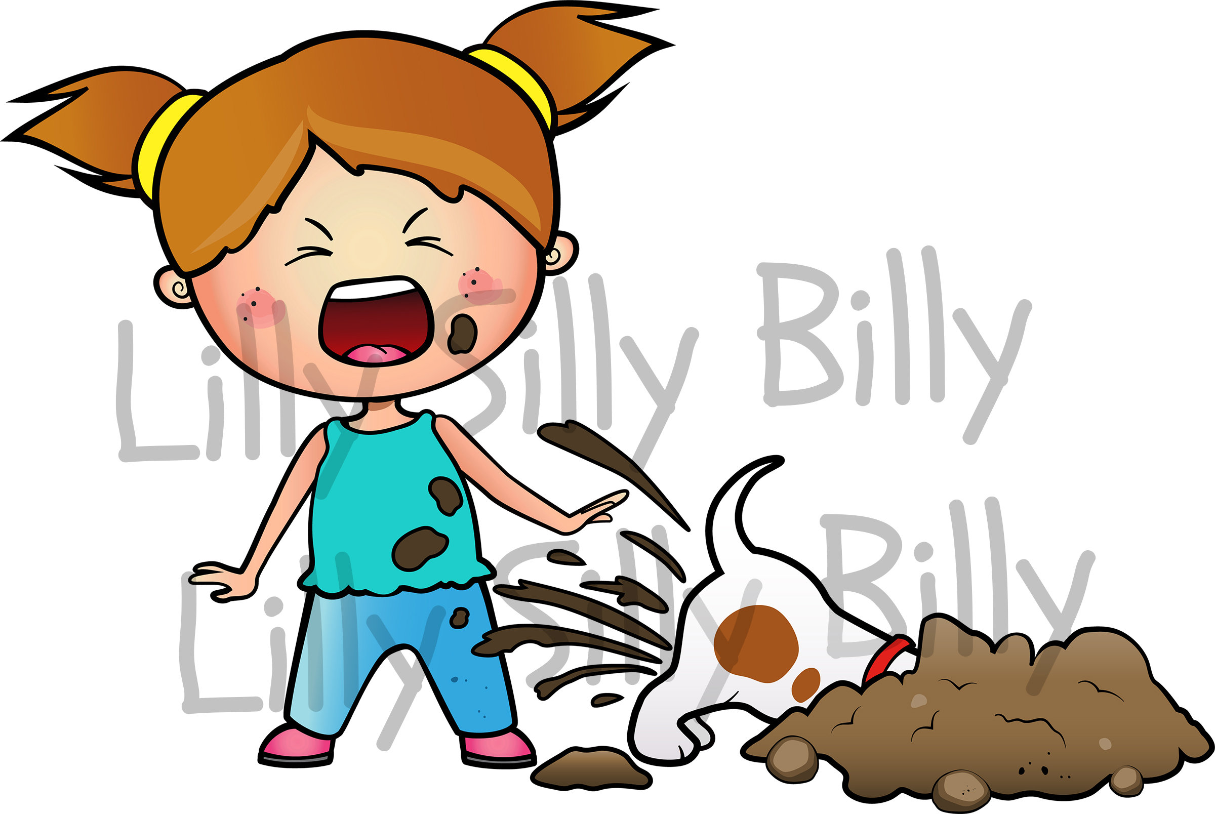 CVC - Short I Vowel MINI SET 3 (ib, Id, Ig) - B/W & Color Clipart ...