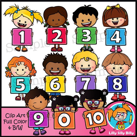 Number Clipart For Teachers
