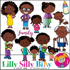 Family Diversity BUNDLE- Clipart for Small Commercial and Education Use ...