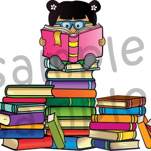 Books and More Books Clipart Books and Reading, Lilly Silly Billy ...