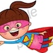 Phonics VERBS 7 - B/W & Color Clipart {lilly Silly Billy} - Etsy Canada