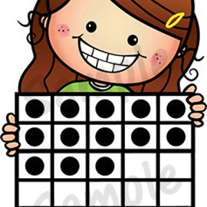 TWENTY FRAME Kids. 60 Image Clipart BUNDLE. 0-20 Counting Frames, Plus ...