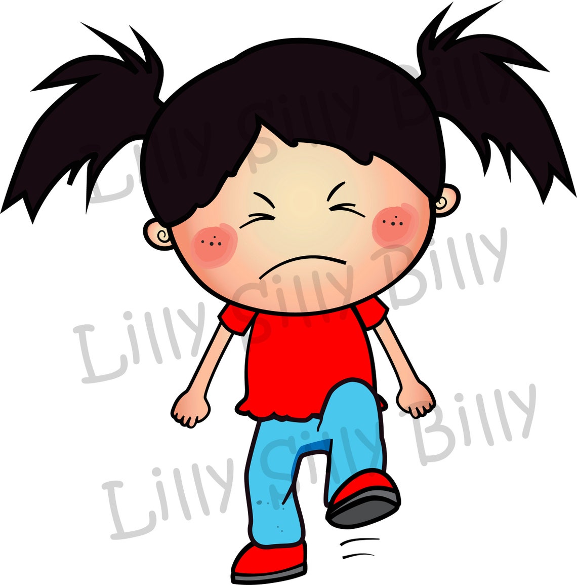 Positive and Negative Behaviour Clipart BUNDLE in BLACK & - Etsy