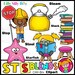 S Blends - 8 Set, Phonics, Clipart BUNDLE. Illustrated Words to Engage ...