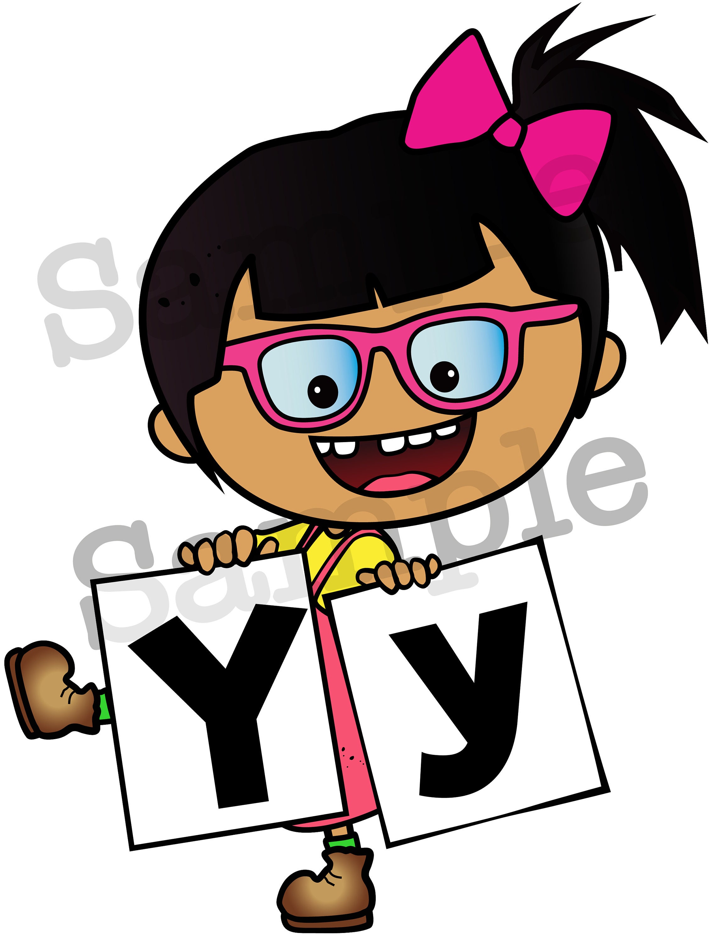 ALPHABET KIDS 52 Images: Black and White/ AND Color Graphics - Etsy