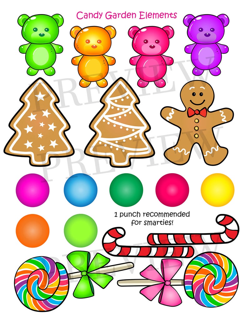 Build a Gingerbread House and Candy Garden! - *classroom or Personal ...